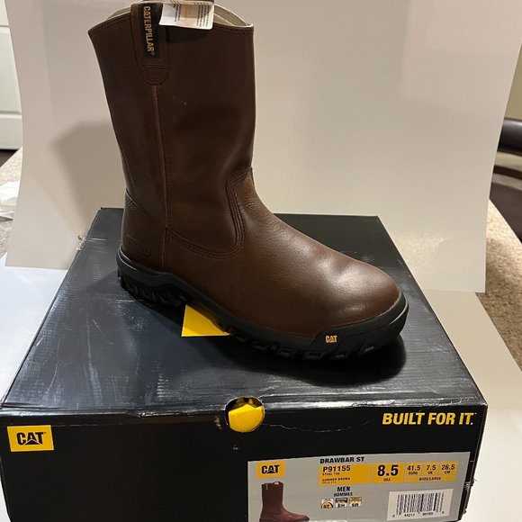 Caterpillar | Shoes | Caterpillar Drawbar Steel Toe Boot For Men Size ...